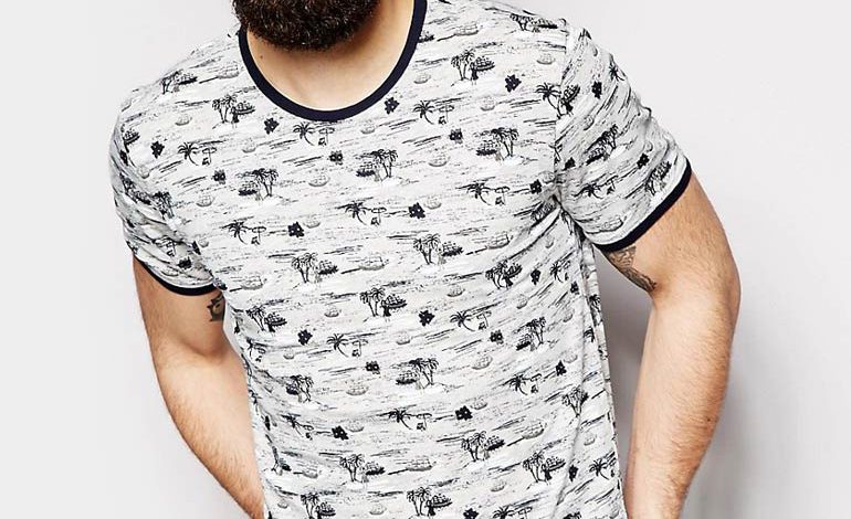 Printed White Tee - Mercury International